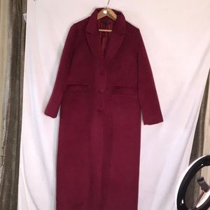 Boston Proper | Jackets & Coats | Boston Proper Long Faux Wool Lined ...